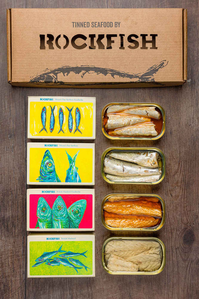 Sustainable tinned seafood and fish by Rockfish - Buy tinned fish for ...