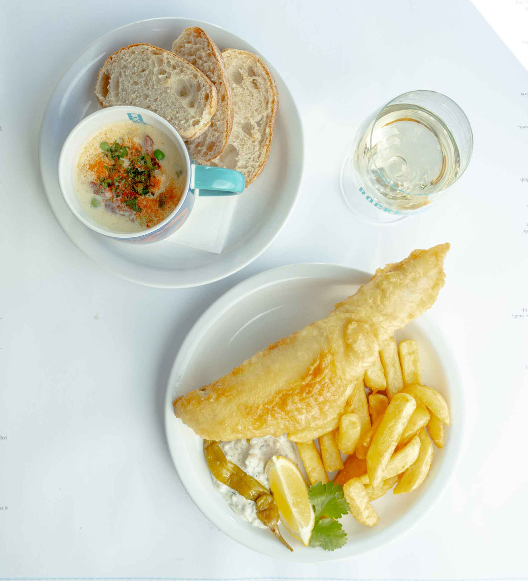 Rockfish seafood menu - Eat sustainable local fish and MSC seafood