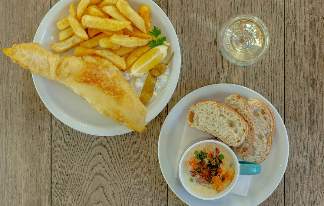 Rockfish seafood menu - Eat sustainable local fish and MSC seafood
